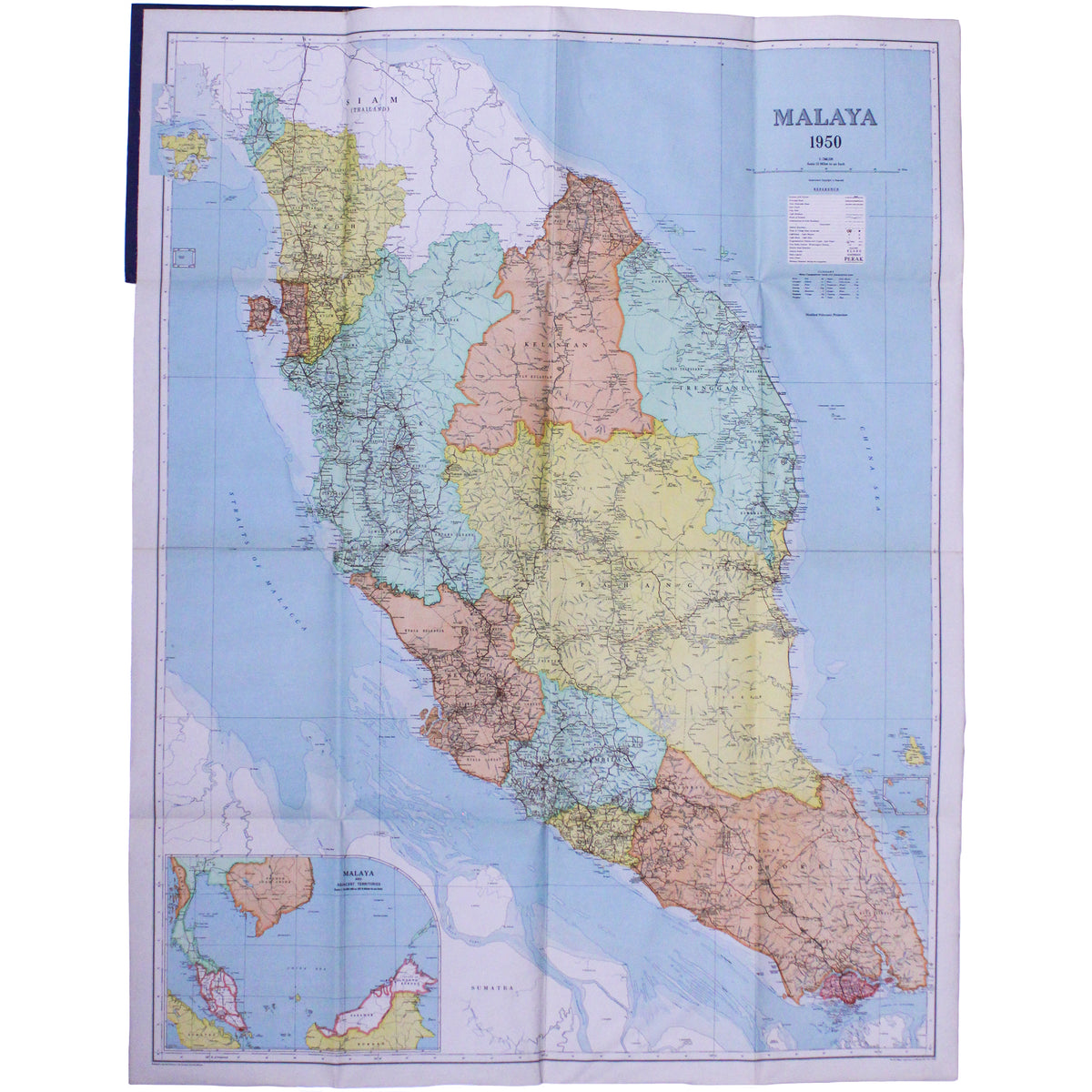 Malayan Emergency Map — Bryars & Bryars