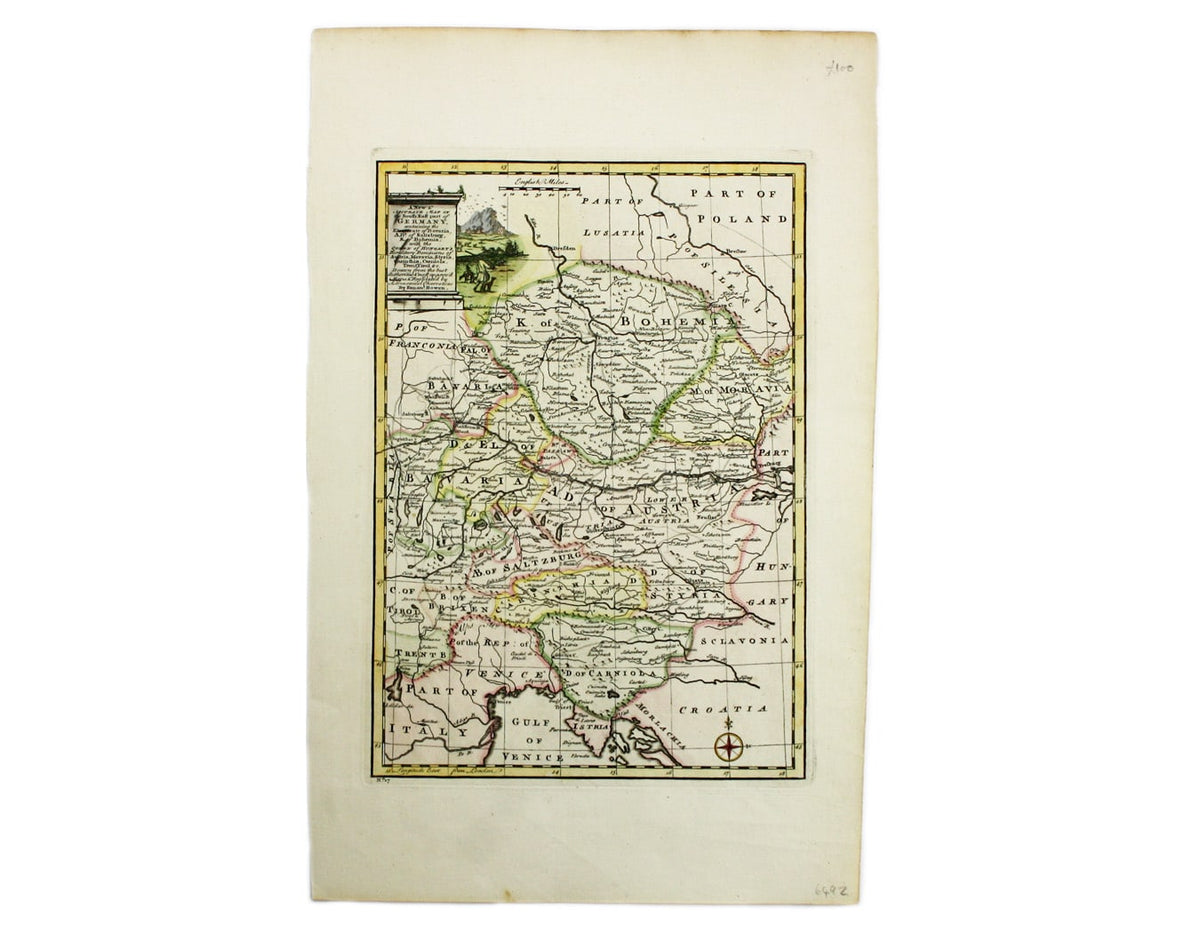 Bowen’s Map of Southeastern Germany — Bryars & Bryars