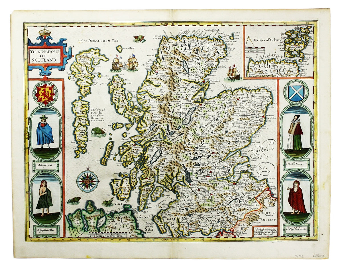 Speed’s Map of Scotland — Bryars & Bryars
