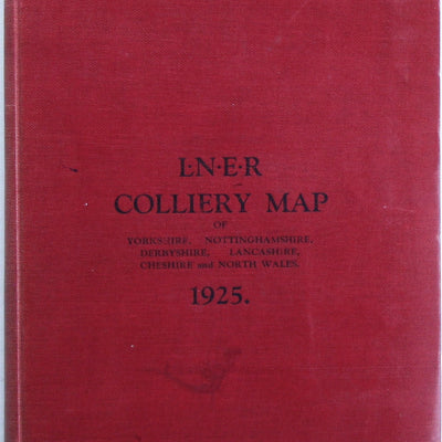 LNER Colliery Map of the Midlands & North — Bryars & Bryars