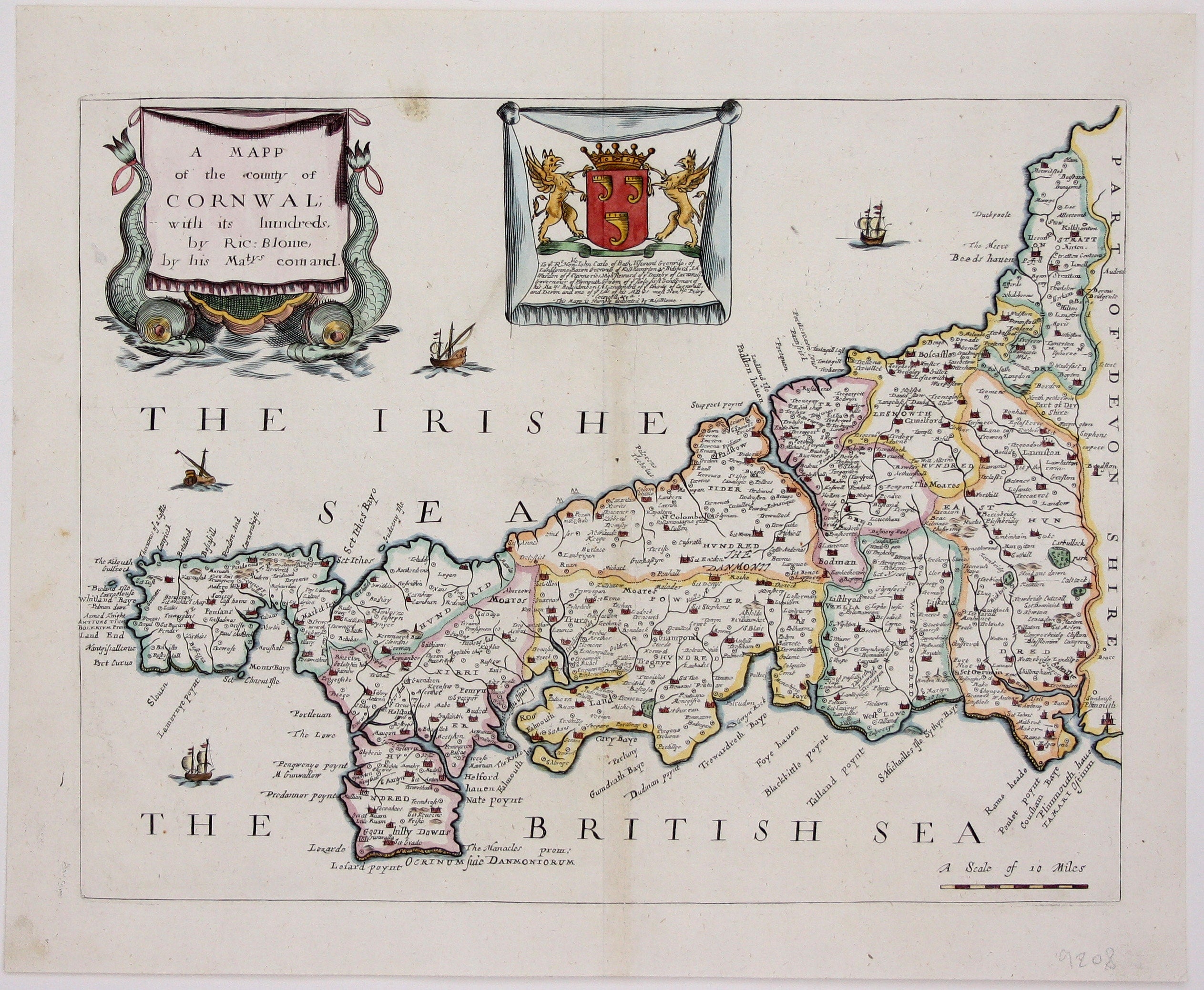 Detailed Map Of Cornwall England Cornwall Maps | Domestika