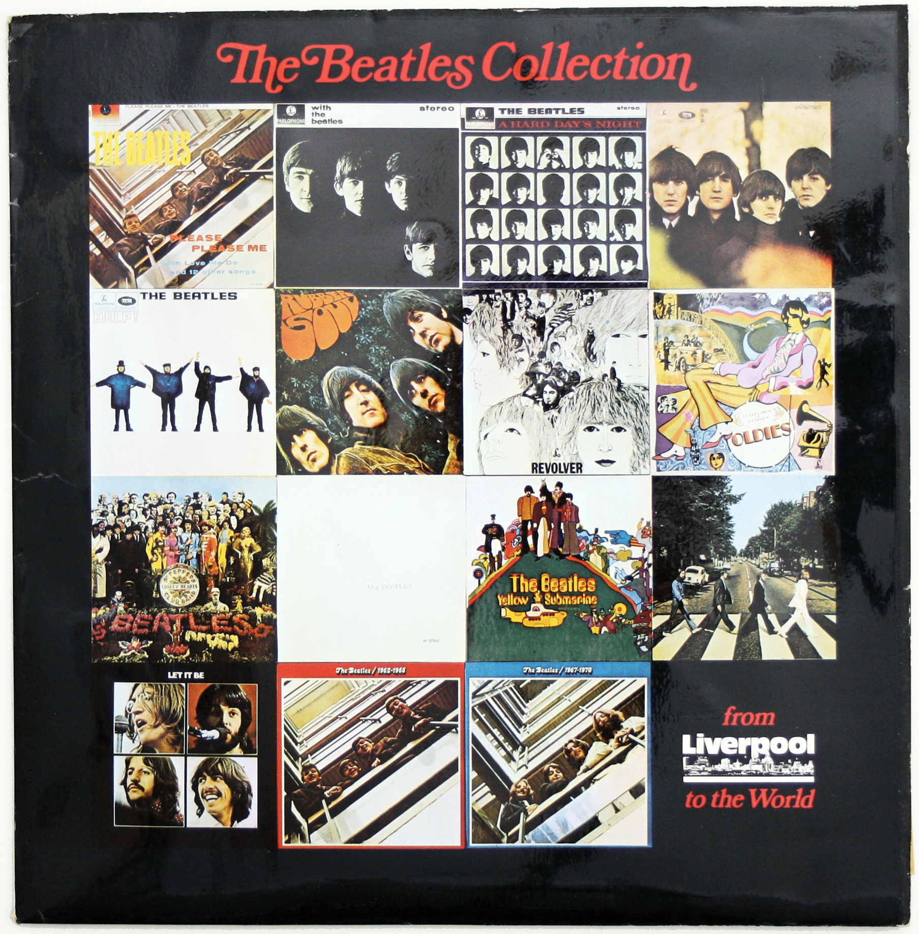 Beatles Liverpool England Map Vintage The Beatles Liverpool Map
