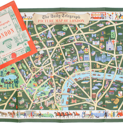Daily Telegraph Picture Map of London — Bryars & Bryars